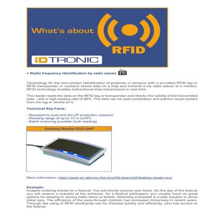 What's about RFID? | PDF