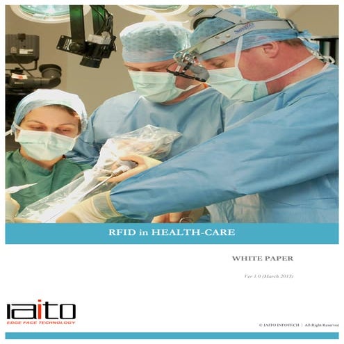 RFID in Health Care | PDF