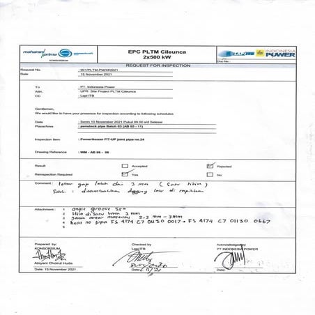 RFI No. 001-PLTM-PM-XI-2021 - Inspeksi Pemeriksaan FIT-UP Joint Pipa no.24 .pdf