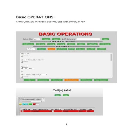 2G/3G/4G RF modem tool | PDF