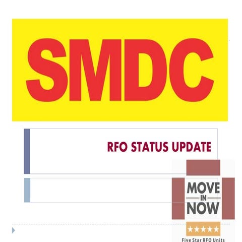 SMDC RFO projects | PPTX