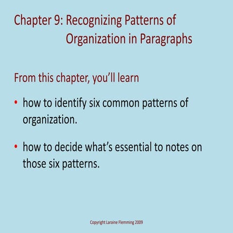 RfR.Ch9_Organizational Patterns_NEW.ppt