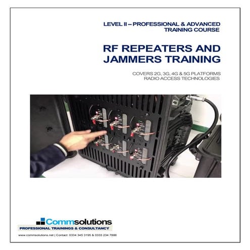 RF Repeaters and Professional Jammers Training Course | PDF