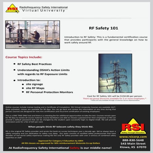 Rsi corp rf safety awareness signs | PDF