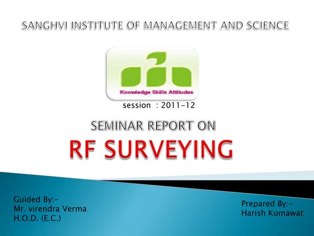 Rf Survey Pptx Computer Networking Computing