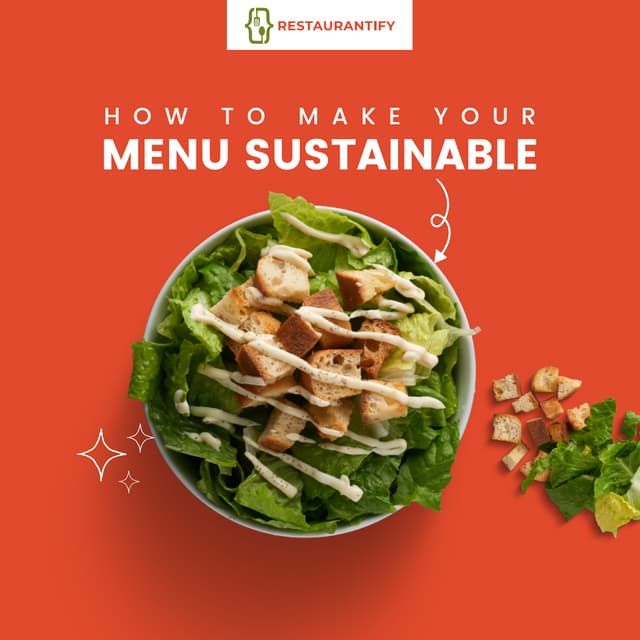 How to make your menu sustainable? | PDF