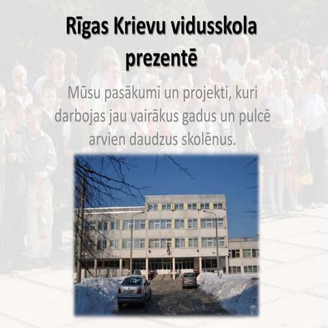 Rīgas krievu vidusskola | PPTX
