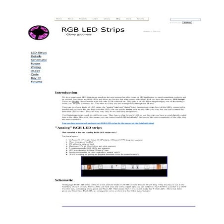 Rgb led strip tutorial | PDF