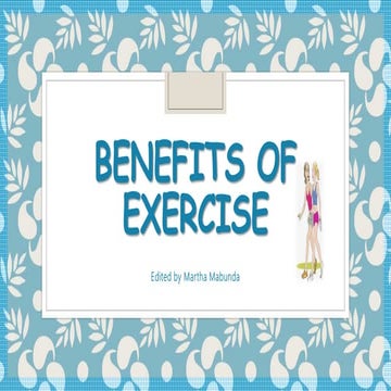 benefits-of_exercise | PPT