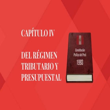 Régimen económico Régimen tributario y presupuestal.pptx | Business Accounting & Finance | Business
