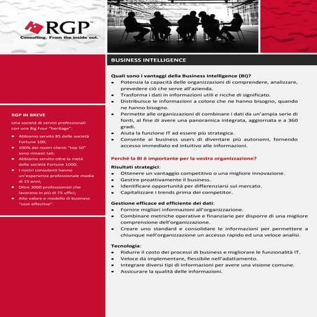 RGP Business Intelligence | PDF