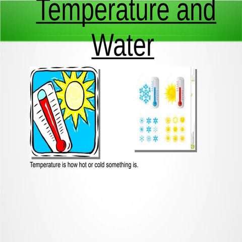 Temperature and water | PPT