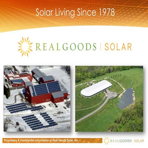 Real Goods Solar commercial | PPT