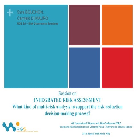 Integrated risk assessment: what kind of multi-risk analysis to support ...