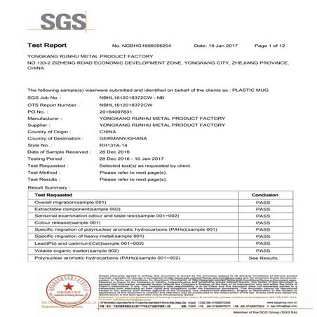 IS 9845 overall migration test for woven sac | PPTX