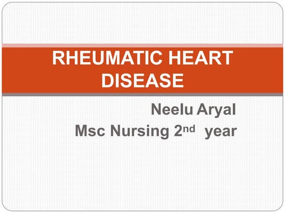 Rheumatic heart disease | PPTX | Heart and Cardiovascular Diseases ...