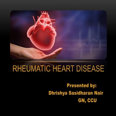 Rheumatic heart disease | PPTX