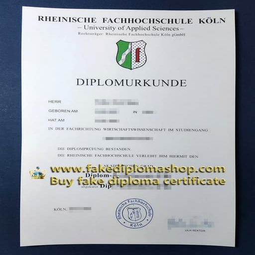 Rheinische Fachhochschule Köln diploma, RFH diploma | PDF