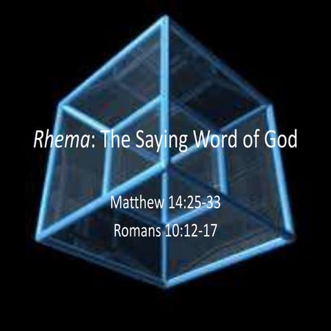 Rhema notes | PPTX
