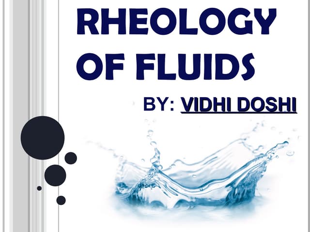 Rheology (1) | PPT