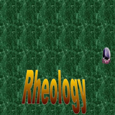 Rheology | PPT