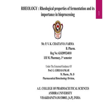 RHEOLOGY final types and influences factors ...pptx
