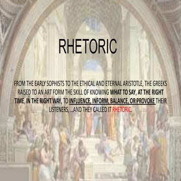 Rhetoric - 11th Grade | PPTX