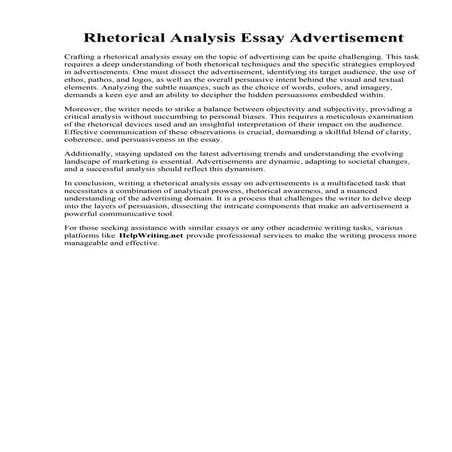 Rhetorical Analysis Essay Advertisement.pdf