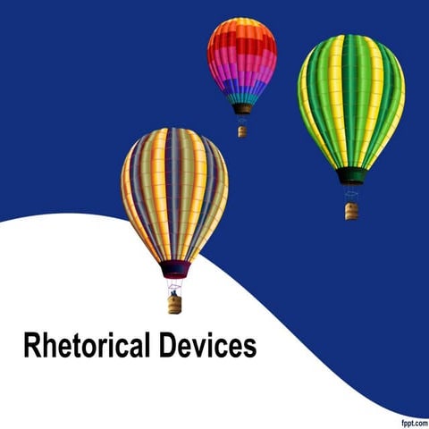 Rhetorical devices | PPT
