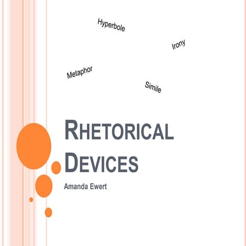 Rhetorical devices | PPT