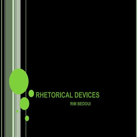 Rhetorical devices | PPT