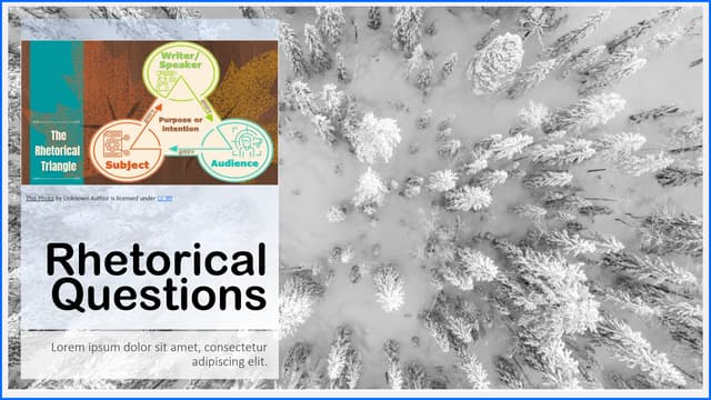 RHETORICAL QUESTIONS - ENGLISH 10 - 2nd Q | PPTX