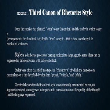 Rhetoric Style third cannon presentation.pptx