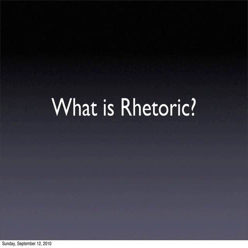 Spatial rhetoric | PPTX
