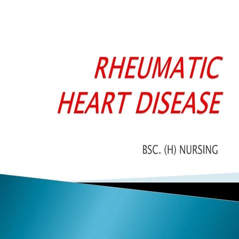 Rheumatic Heart disease | PPTX