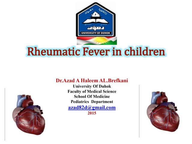 Rheumatic heart disease | PPTX