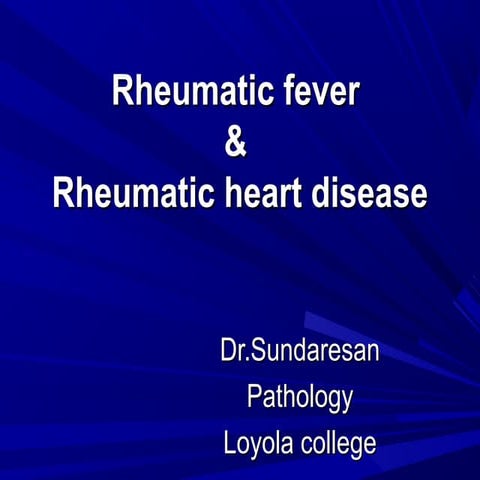 Rheumatic fever | PPT