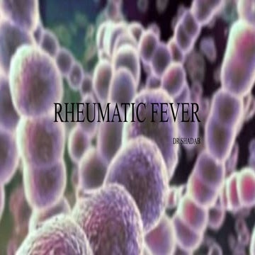 Rheumatic fever | PPT