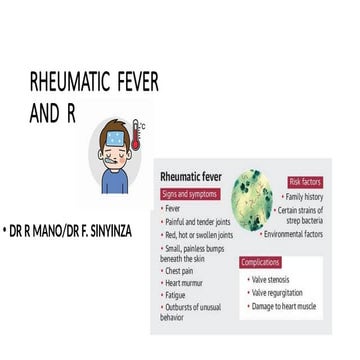 Acute RHEUMATIC FEVER management. .pptx