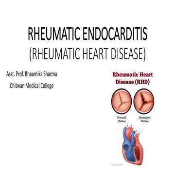 Rheumatic Heart Disease Ppt