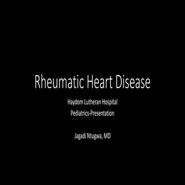 Rheumatic heart disease | PPTX