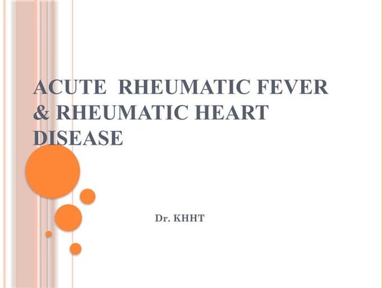 Rheumatic fever | PPT | Infectious Diseases | Diseases and Conditions