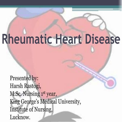 Rheumatic heart disease ppt | PPTX