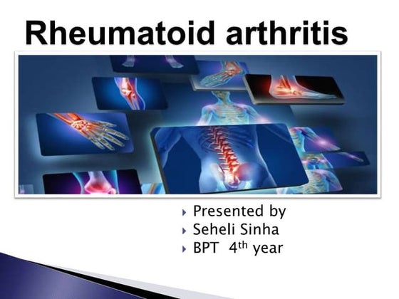 Occupational Therapy and Rheumatoid Arthritis | PPTX