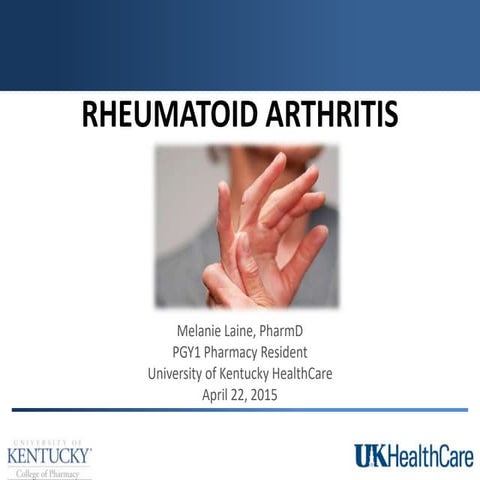 Rheumatoid Arthritis Lecture.ppt
