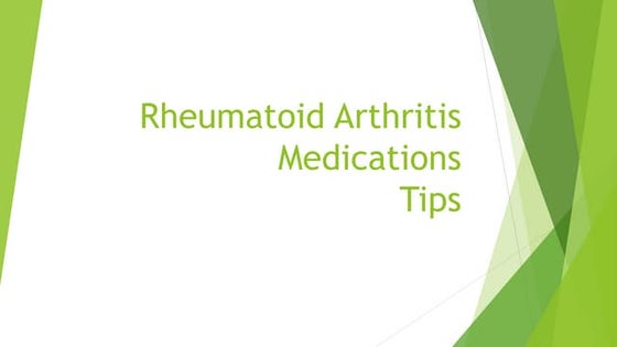 presentation of Rheumatoid arthritis RA. | PPTX