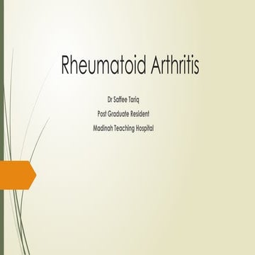 Rheumatoid Arthritis presentation management.pptx