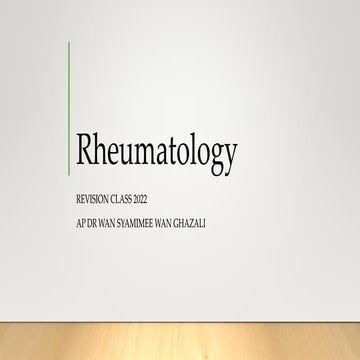 rheumatology revision [Autosaved].pptx