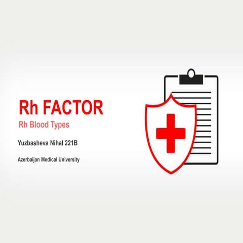 Rh factor | PPTX