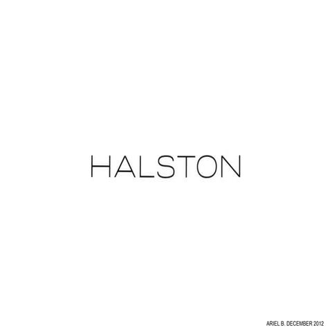 Roy Halston Furwick | PPT